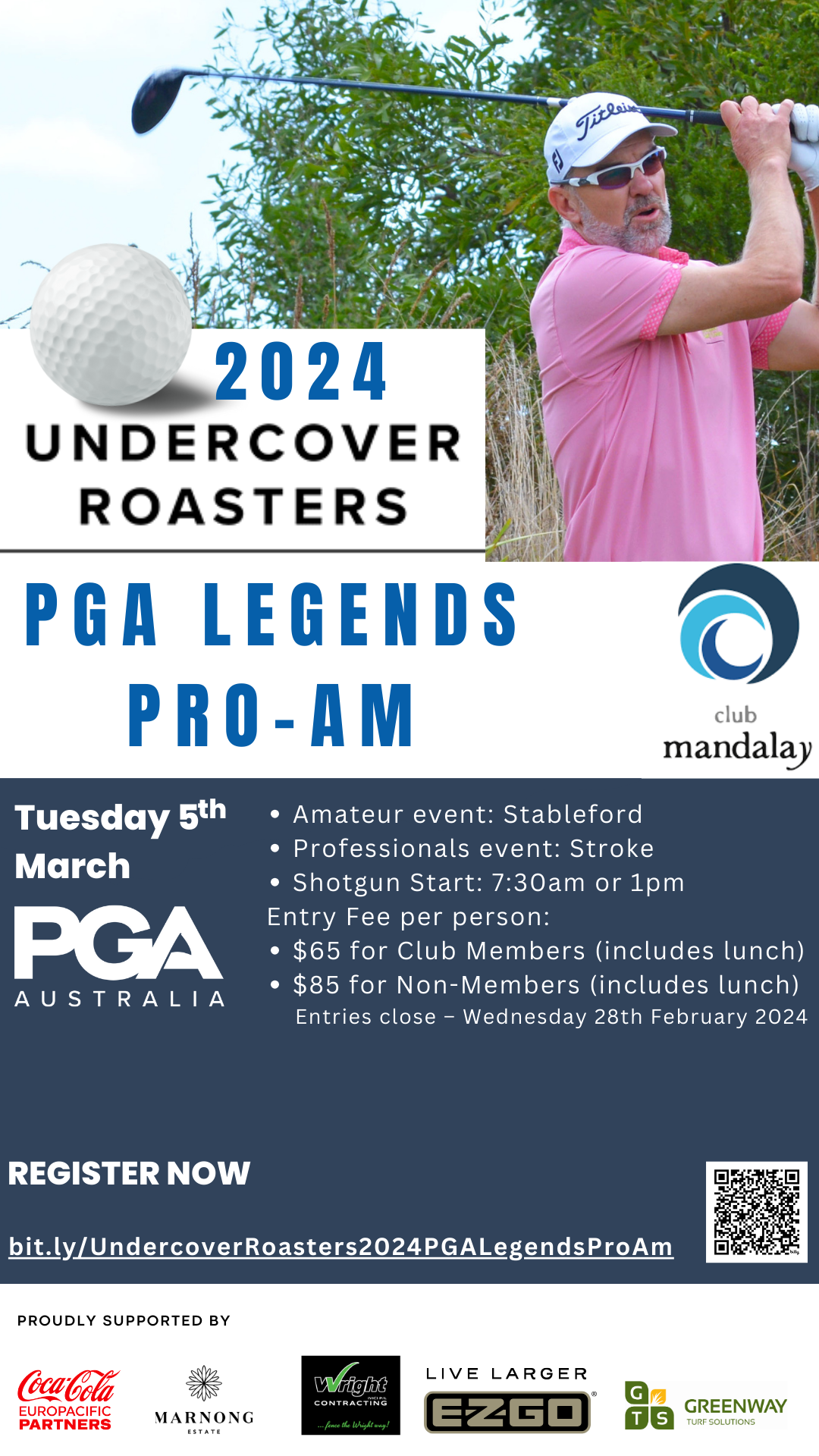 2024 Undercover Roasters PGA Legends Pro-Am at Club Mandalay - Club ...